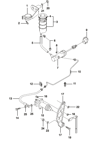 Цилиндр рабочий сцепления Aveo SHIN KUM 96293075. Купить рабочий ...