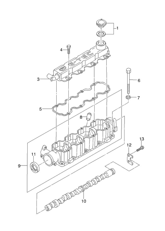 Крышка масляной горловины Lanos 1,5 AVP 96413100. Купить крышка ...