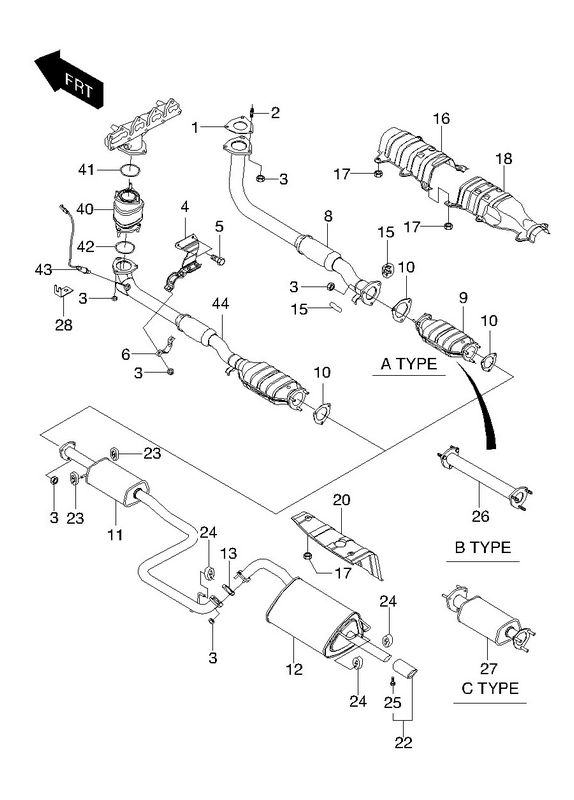 Резинка глушителя Lanos, Sens фигурная Україна 96351529. Купить резинка ...