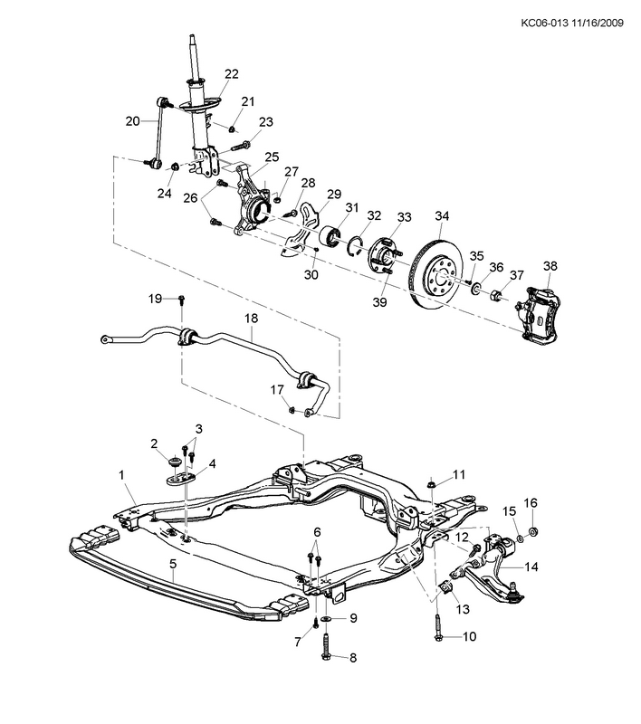 Гайка передней ступицы Lanos, Sens, Aveo, Lacetti Польша 94515437 ...