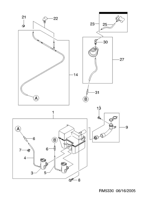Моторчик стеклоомывателя Lanos, Sens, Aveo EuroEx 96318238. Купить ...